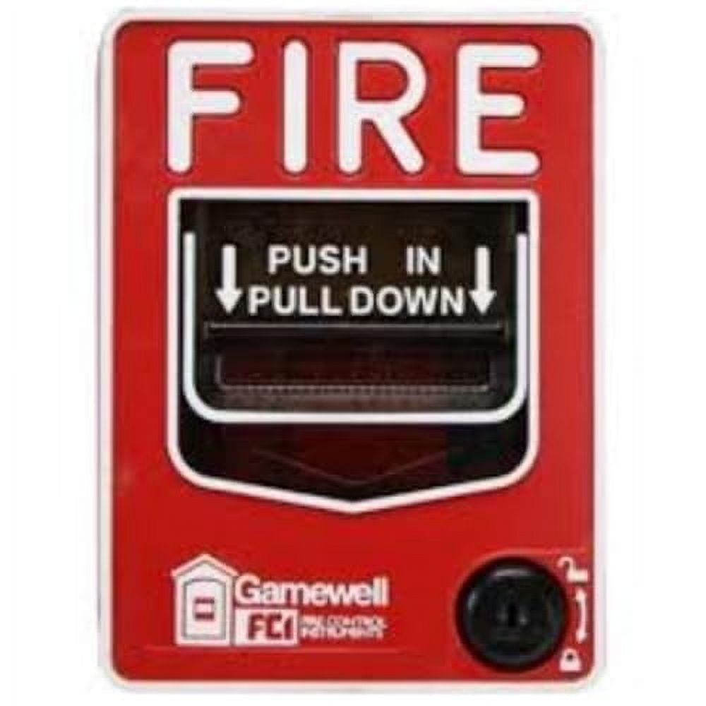 MS-7AF Fire Alarm Dual Action Pull Station, Red - Walmart.com