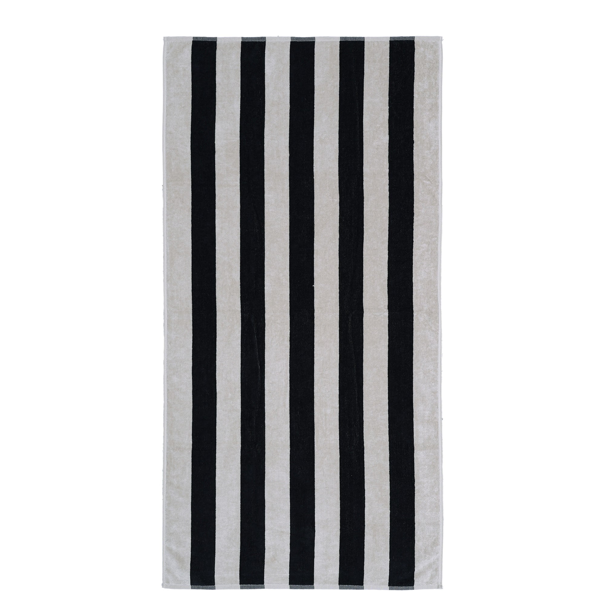Mainstays Cabana Stripe Cotton Blend Beach Towel, 58" x 28", Blank ...