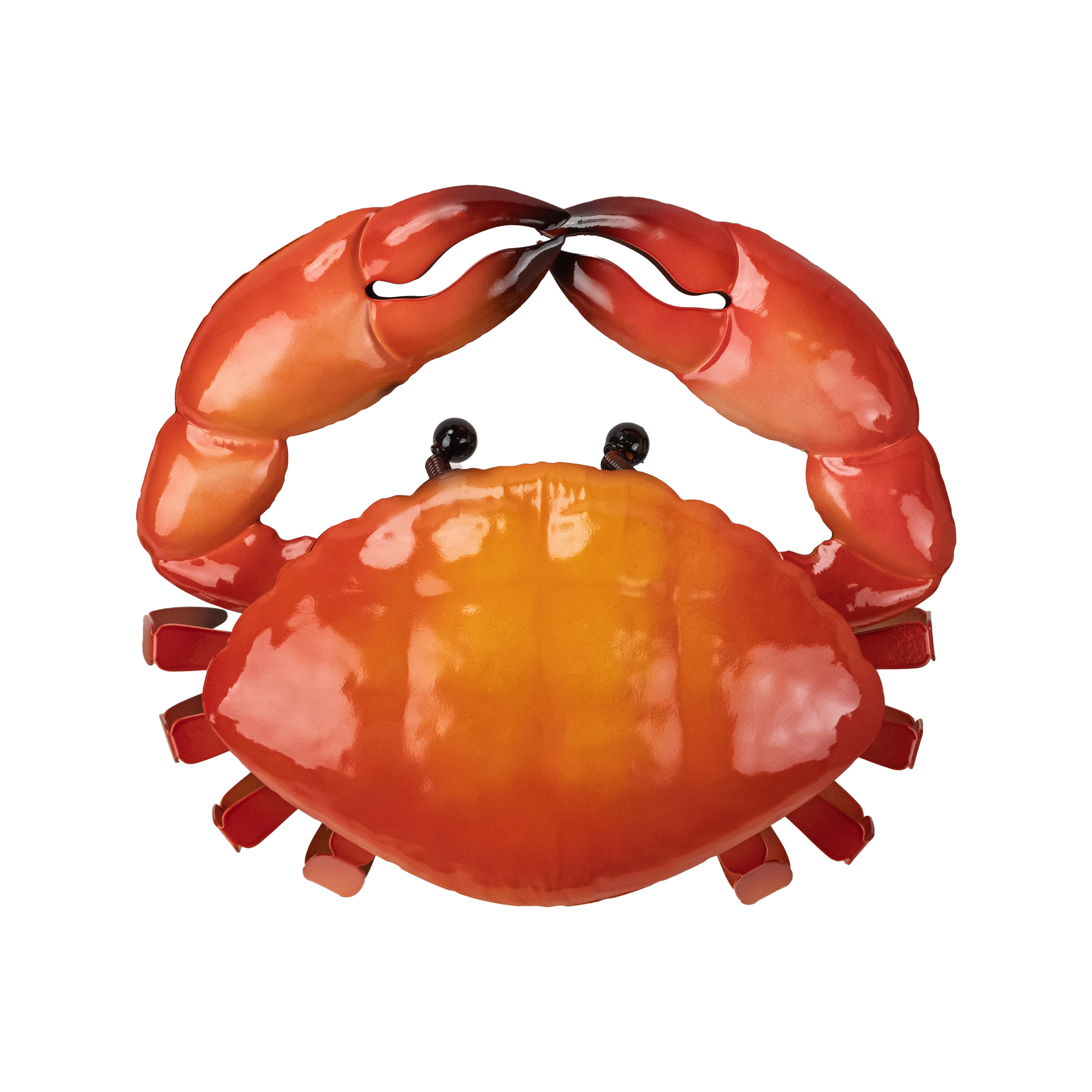 Mainstays Coastal Metal Crab Statue - Weather-Resistant Outdoor Decor ...