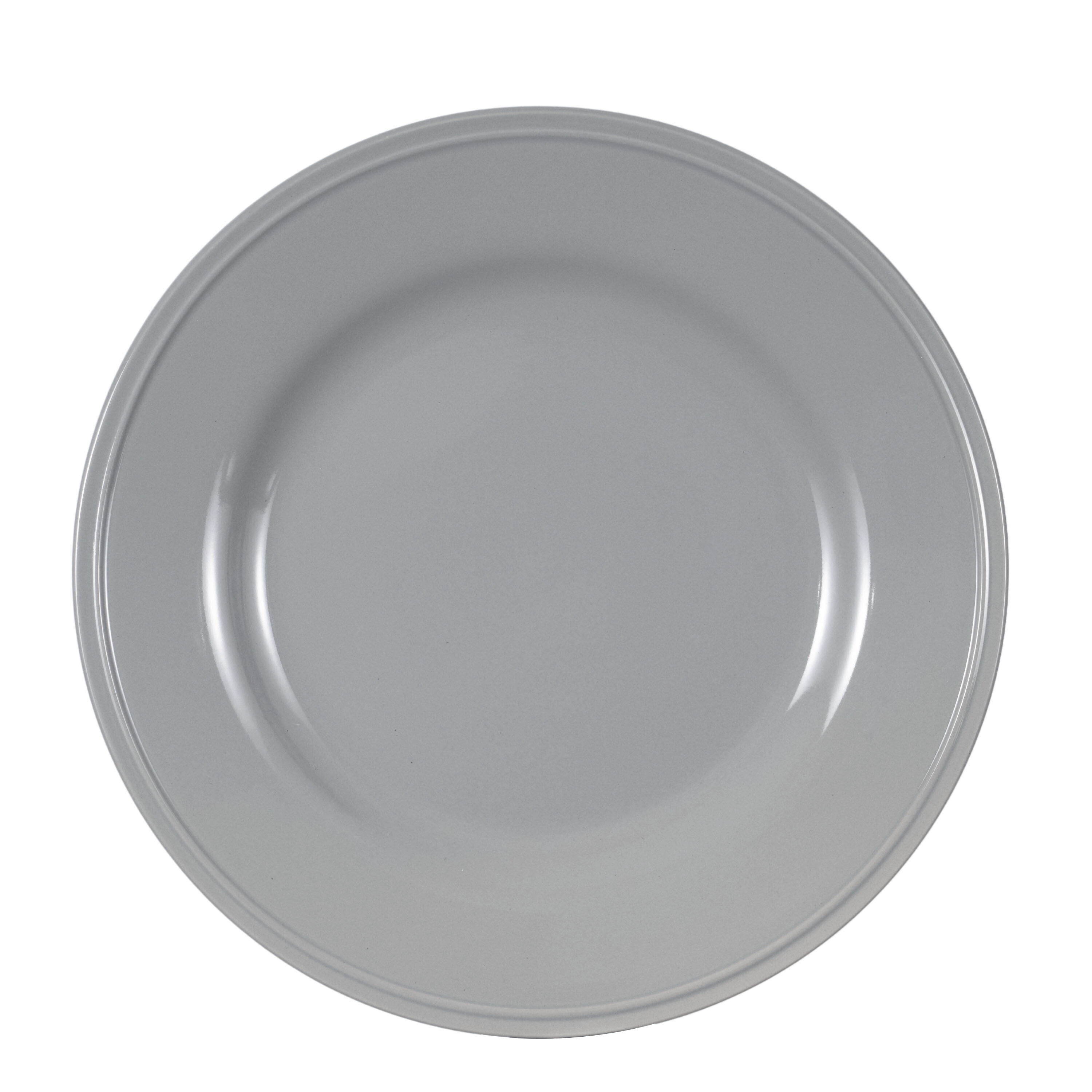 Mainstays 10.39in Darby Gray Stoneware Dinner Plate - Walmart.com