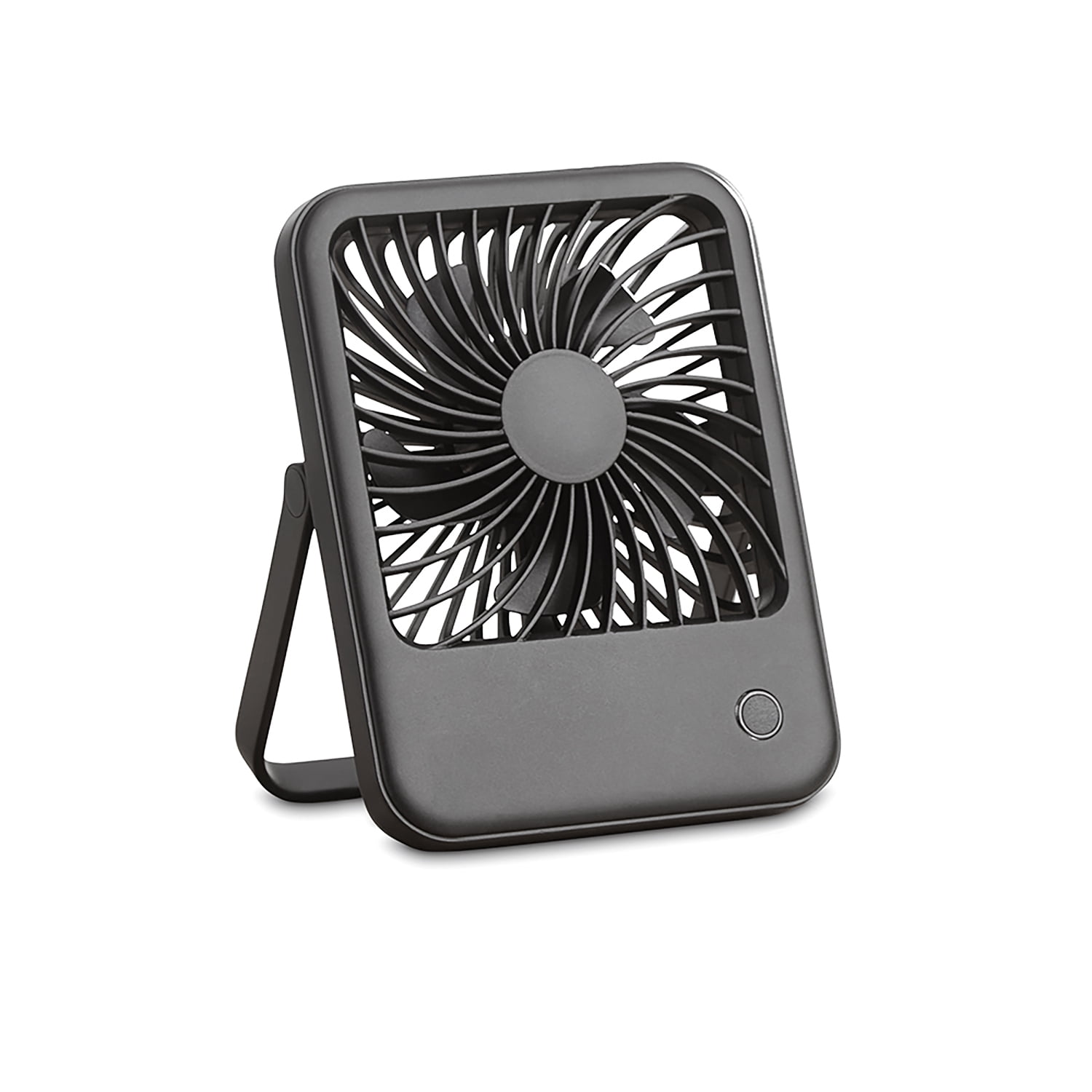 Mainstays 4" 3-Speed Portable Rechargeable Foldable Fan with Lighted ...