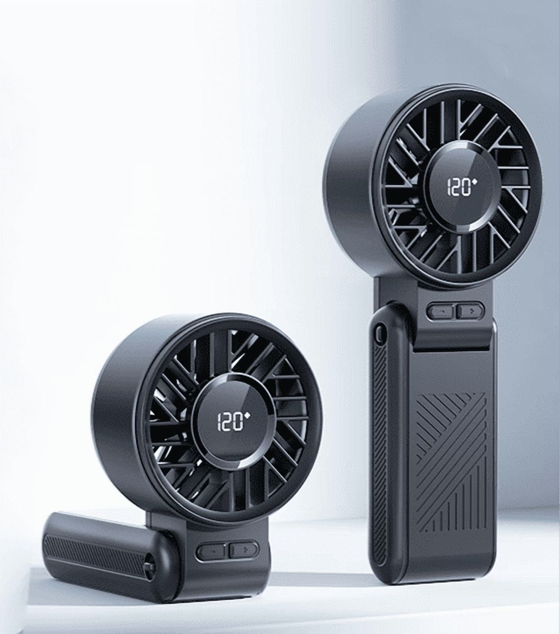 Mainstays 7 speed Rechargeable Handheld Portable Fan Black - Walmart ...
