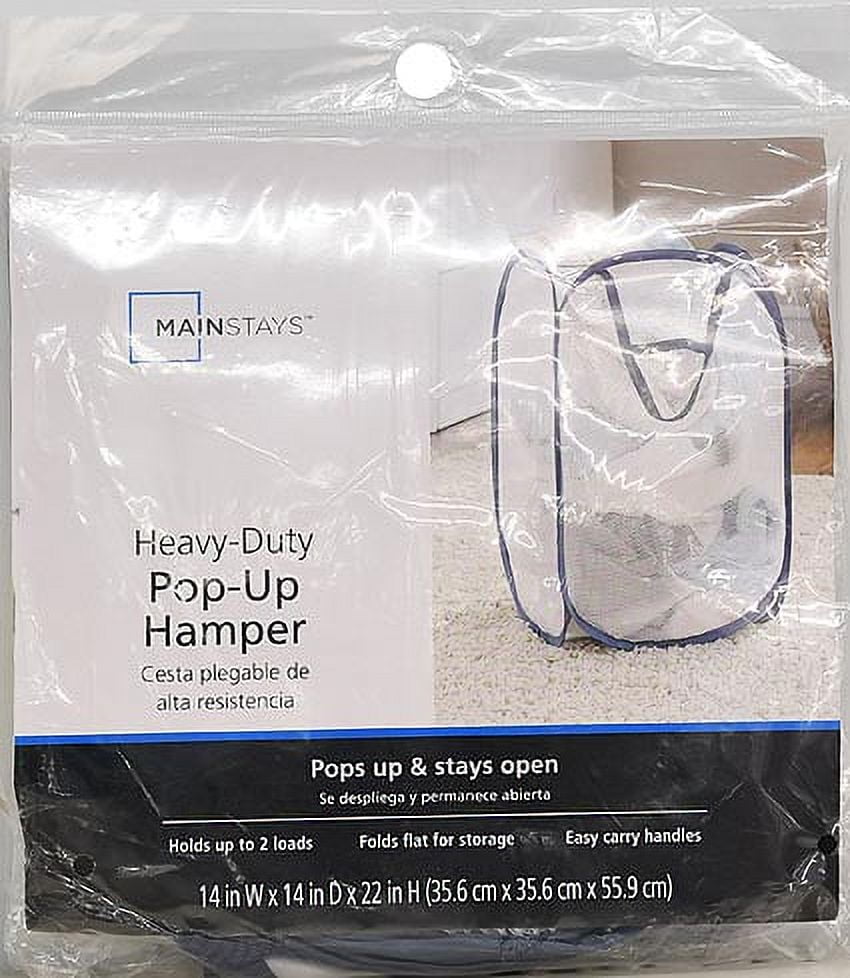 Mainstays Mesh Pop Up Hamper - Holds 2 Loads - Walmart.com