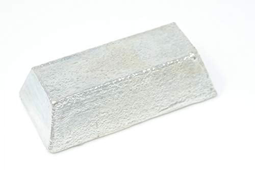 MS MetalShipper Britannia Alloy Lead-Free Pewter Ingot, 4"x 4"x 4 ...