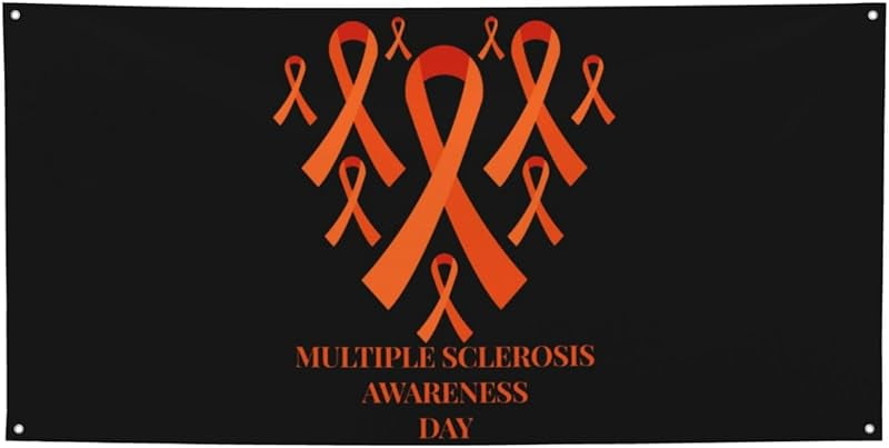 MS Multiple Sclerosis Awareness Banner Porch Sign Small Photography ...