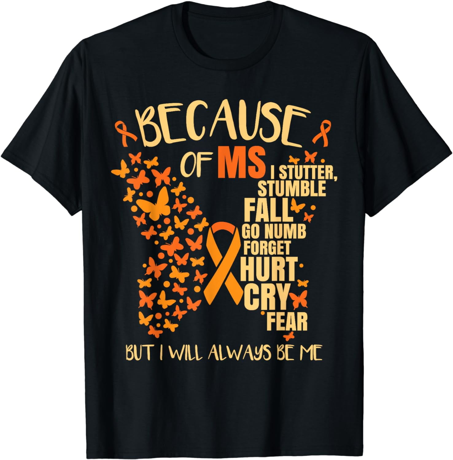MS Multiple, Sclerosis T-Shirt mens t hirt men，black，women，misfits ...