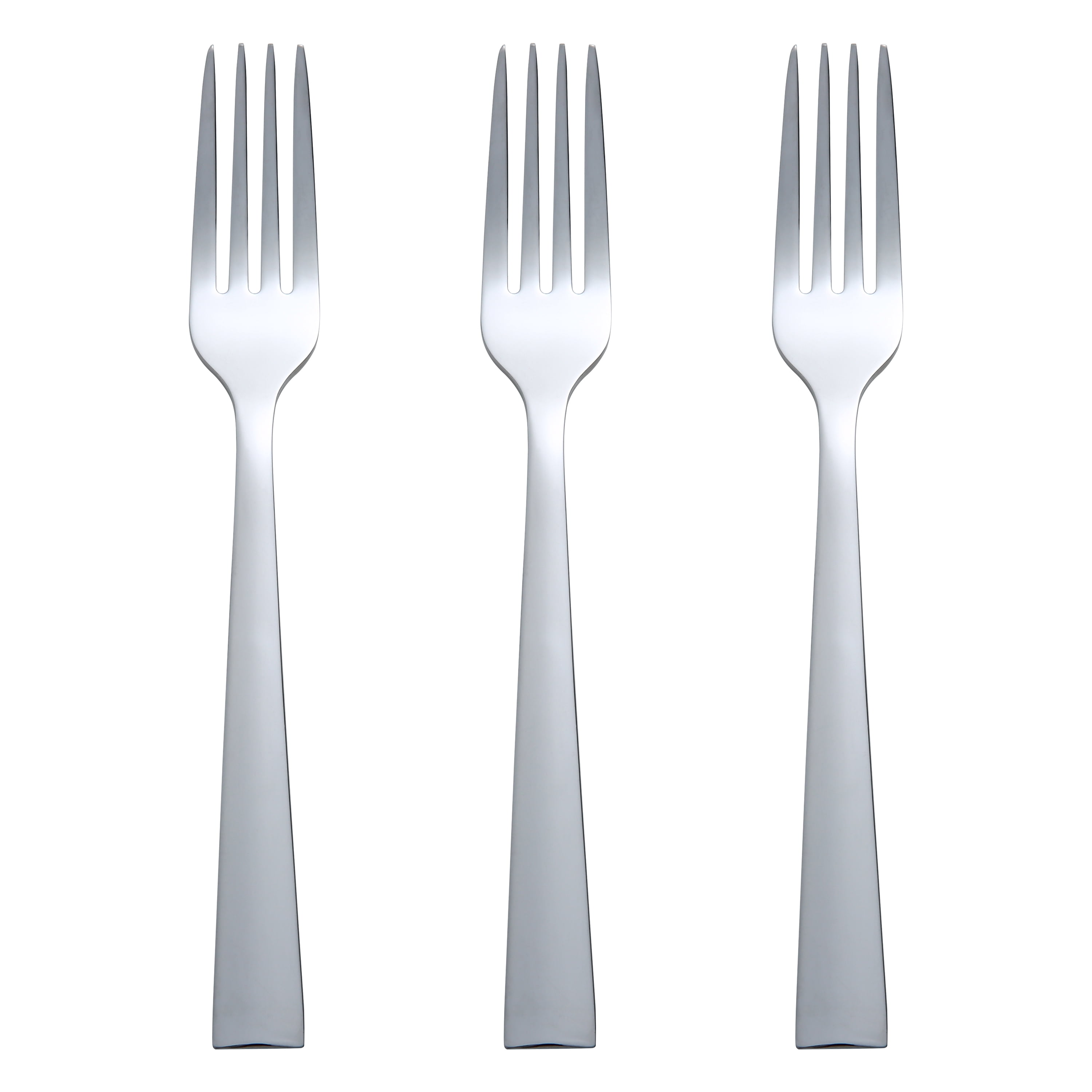 Mainstays Chiazza Stainless Steel Everyday Dinner Fork, 3 Piece Set ...