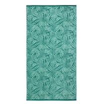 Mainstays Oversized Cotton Blend Beach Towel, 72 x 36 in, Leopard Beige ...