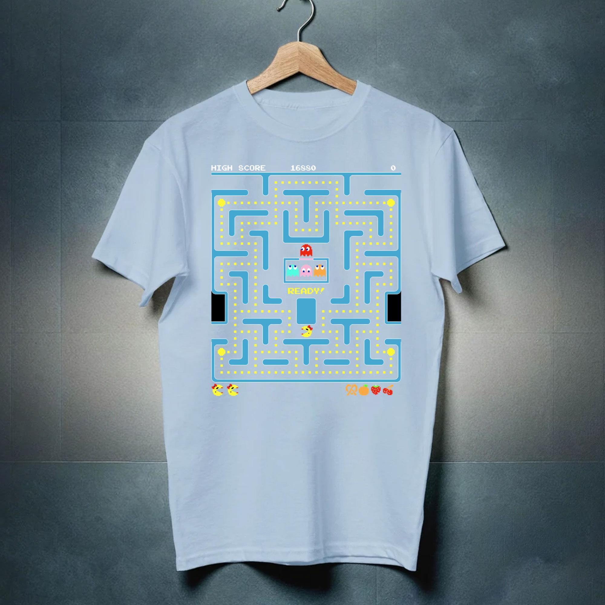 MS. PAC MAN T-shirt Vintage Aesthetic Video Game Tee 1980s Shirt Miss ...