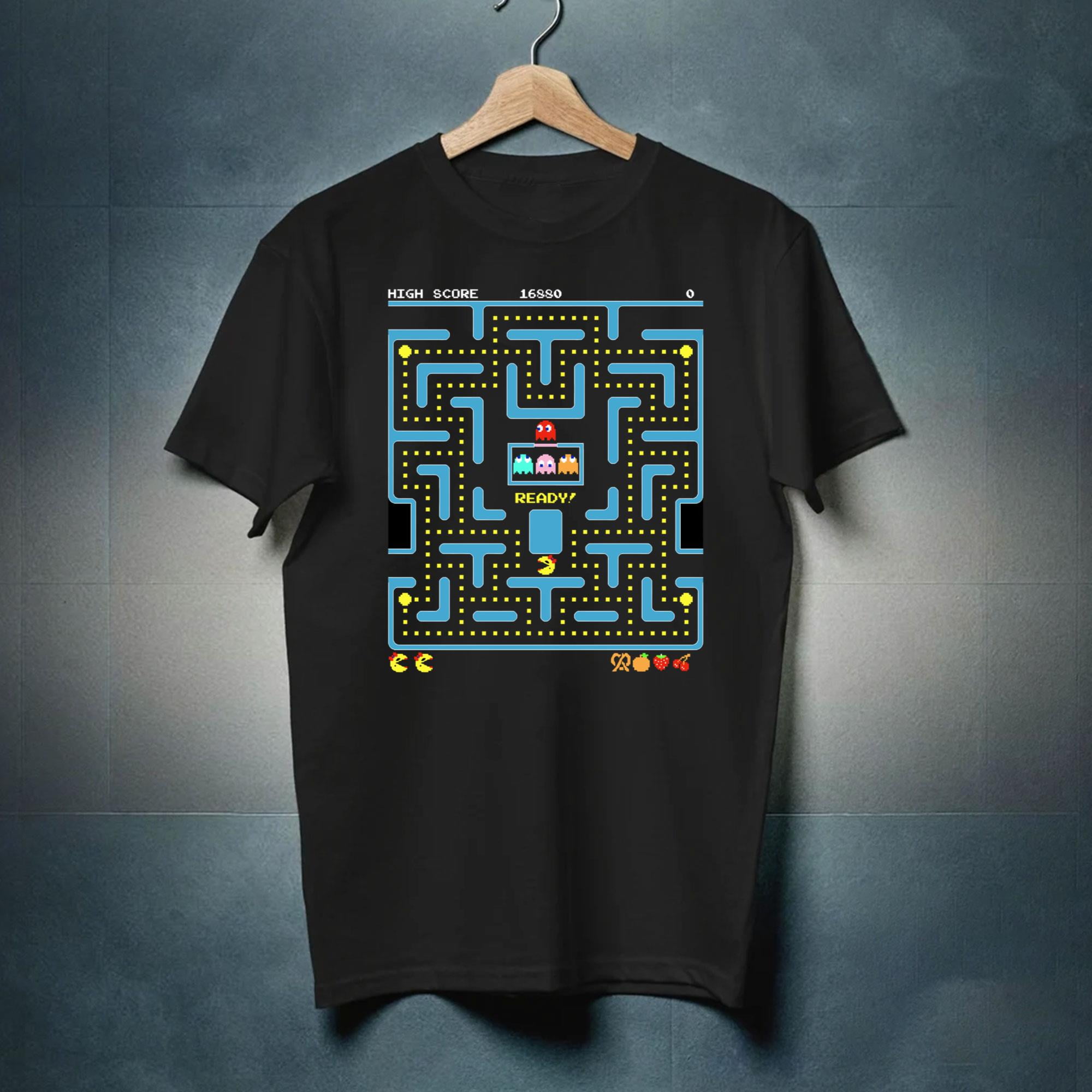 MS. PAC MAN T-shirt Vintage Aesthetic Video Game Tee 1980s Shirt Miss ...