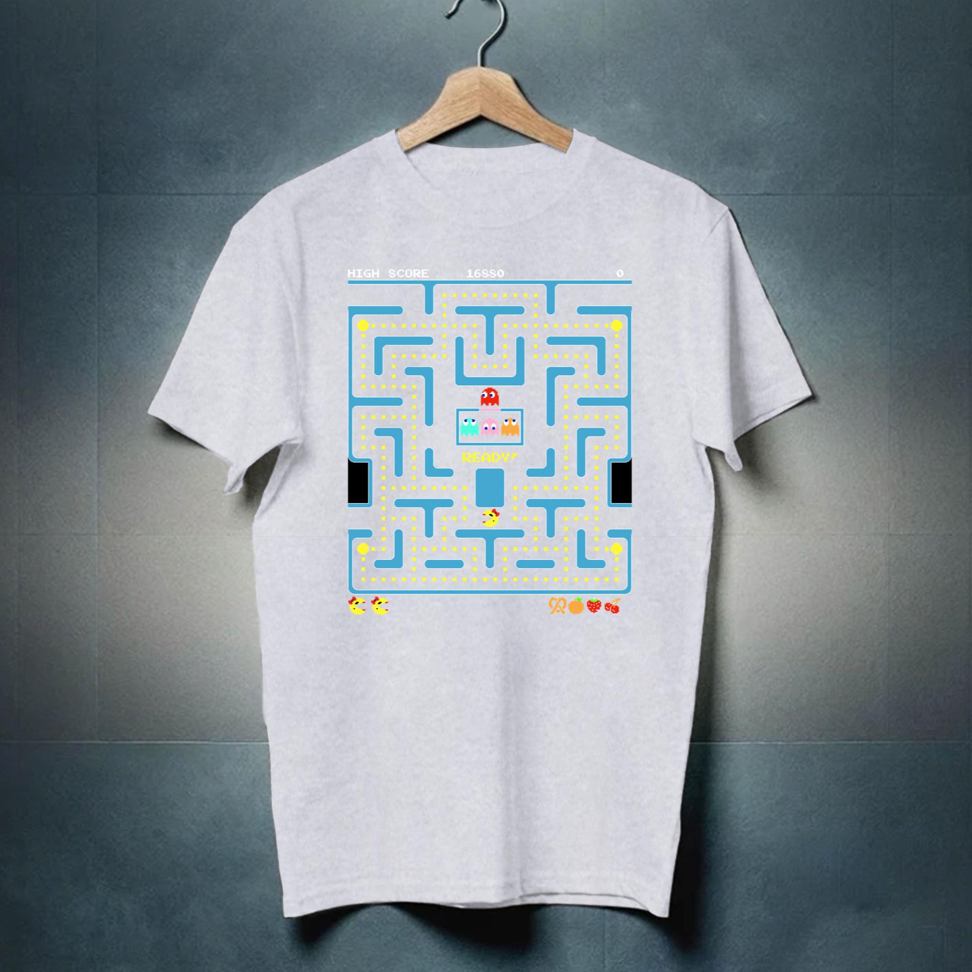 MS. PAC MAN T-shirt Vintage Aesthetic Video Game Tee 1980s Shirt Miss ...