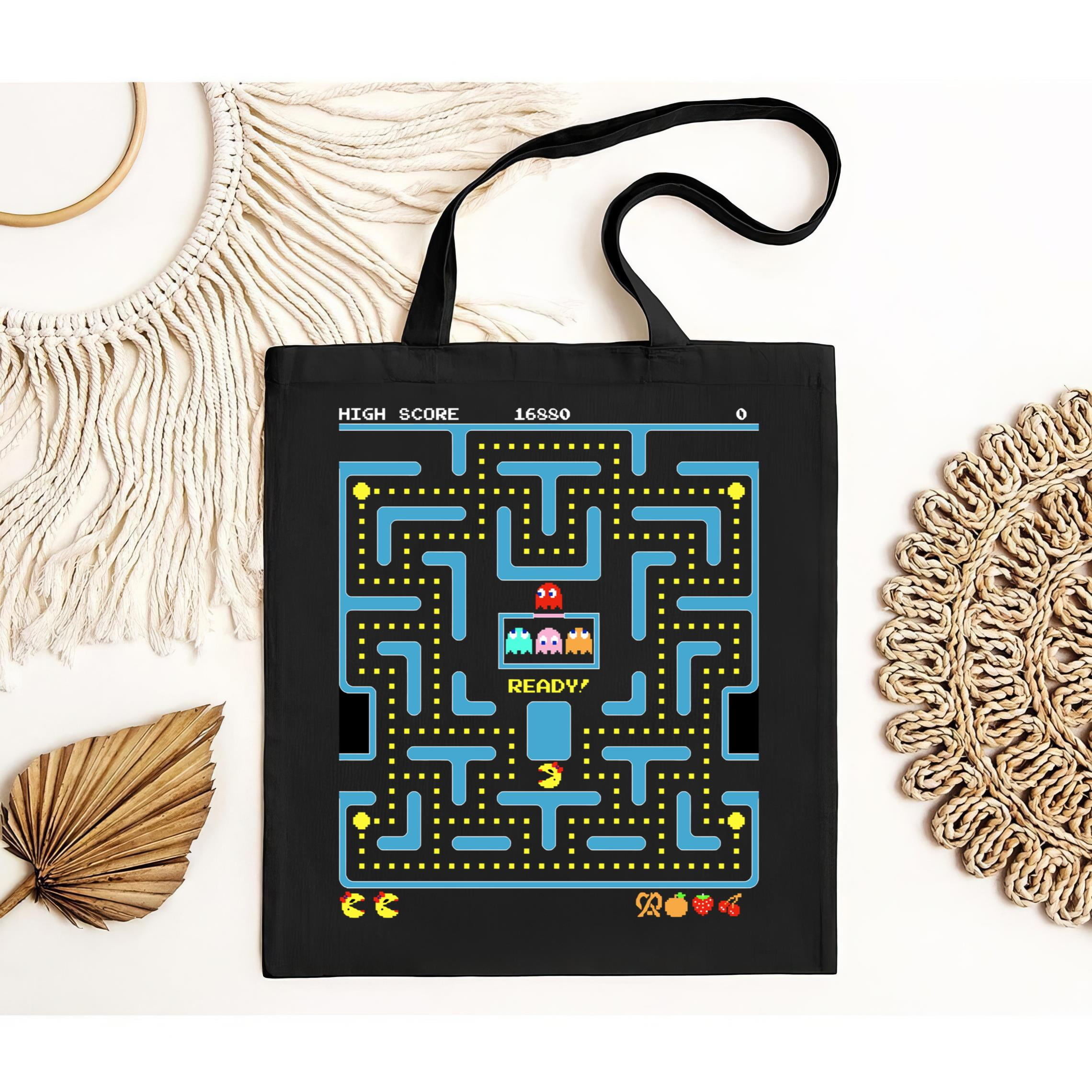 MS. PAC MAN TBag T-Bag T Bag Vintage Aesthetic Video Game 1980s Bag ...