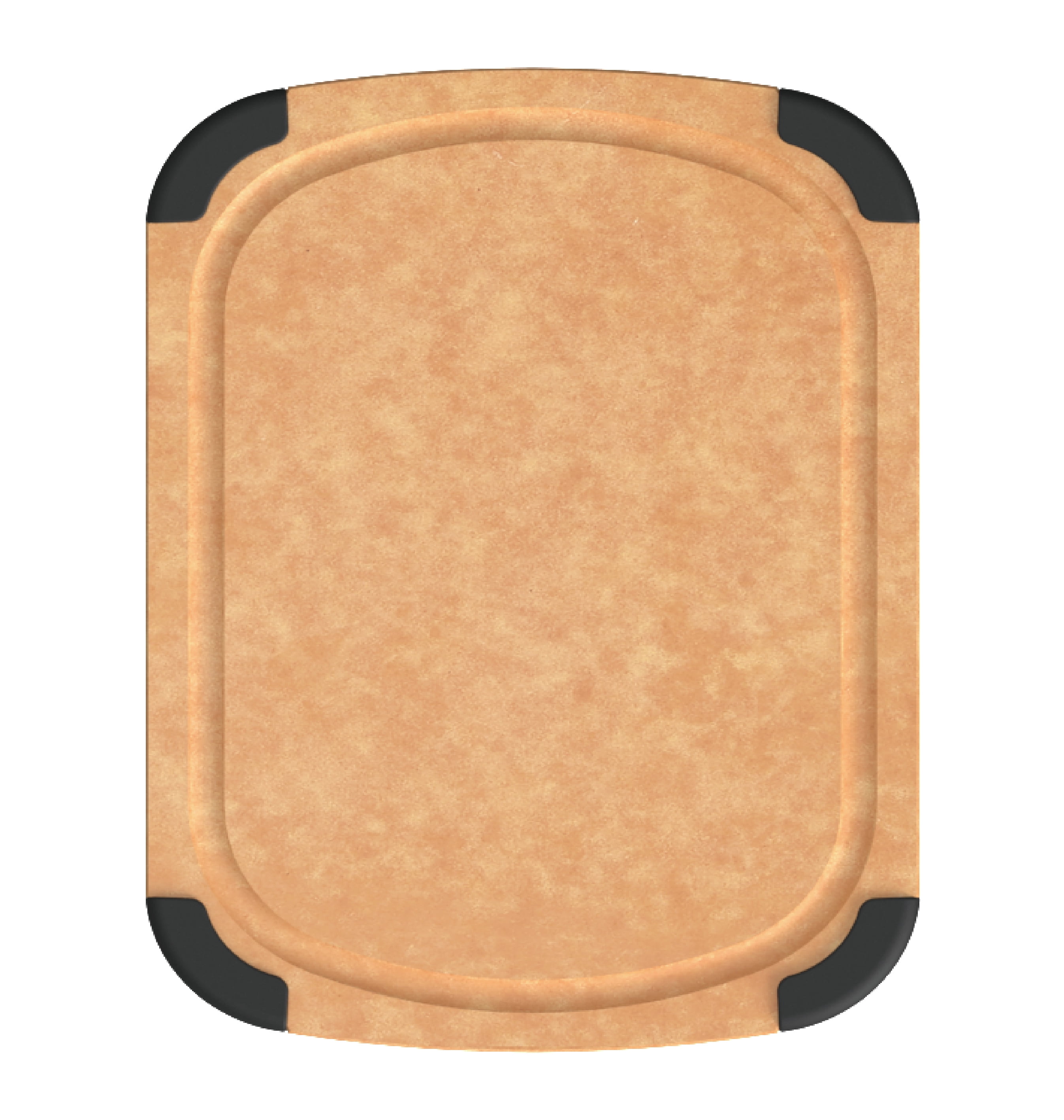 Mainstays Paper Fiber 11''x14'' Non-Slip Cutting Board, Natural Color ...