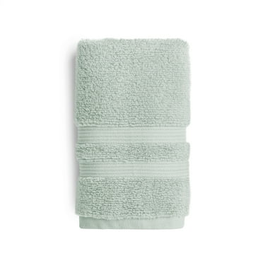 Pidada 100% Cotton Hand Towels Set of 2, Absorbent, Quick Dry, Green ...