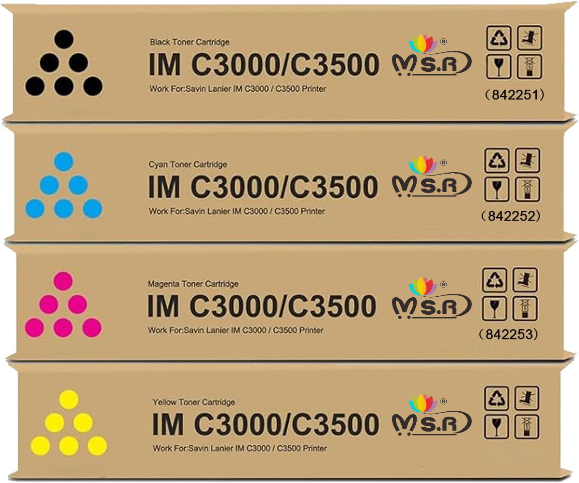 MS.R IM C3500 C3000 Toner Cartridge Replacement for 842251 842252 ...