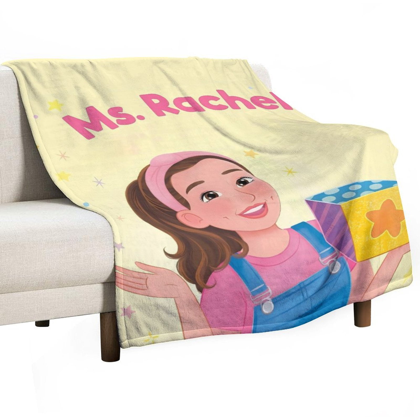 MS. RACHEL Cartoon Soft Comfortable Flannel Blanket Throw Sofa Bed ...