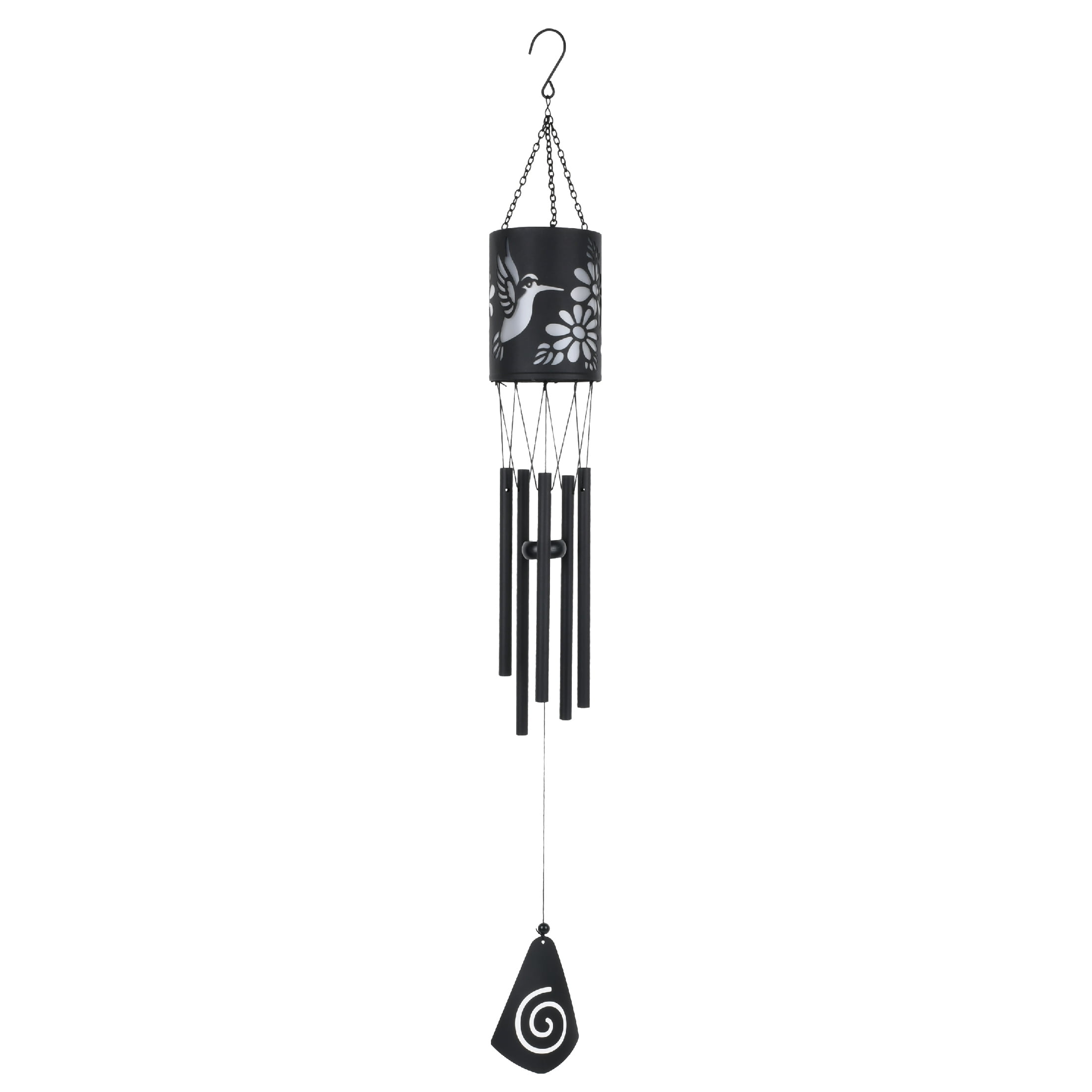Mainstays Solar-Powered Hummingbird Wind Chime - Walmart.com