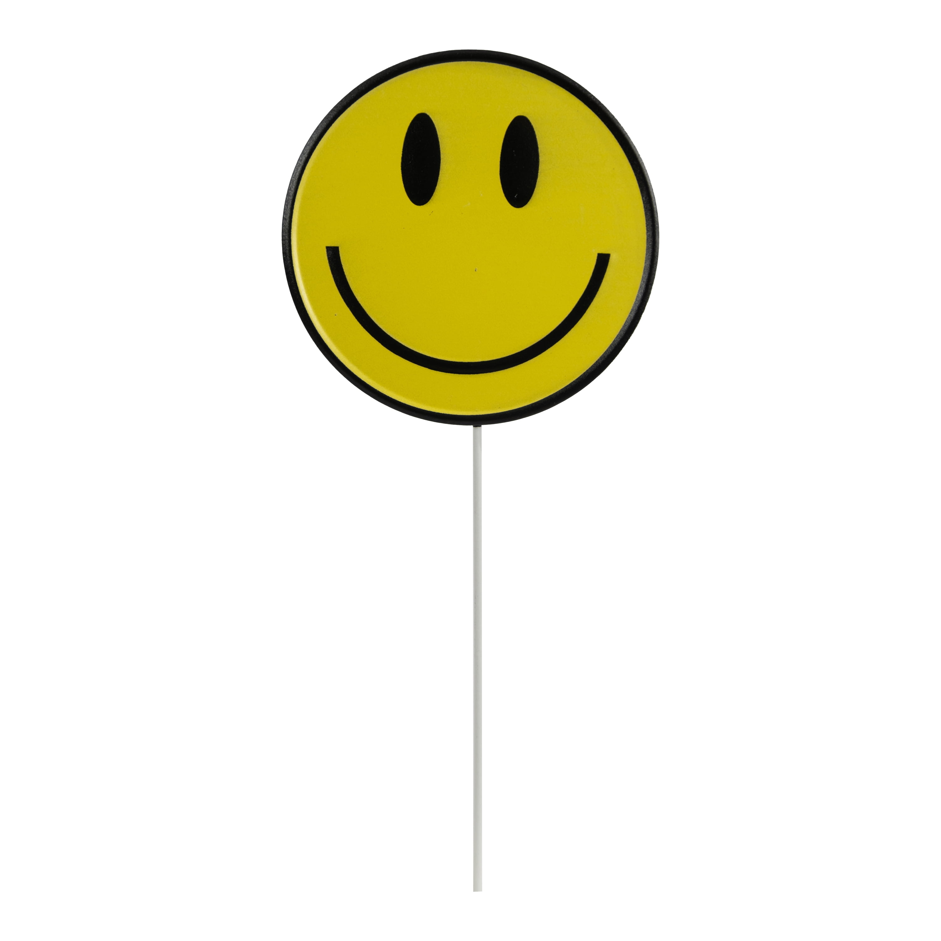 Mainstays Weather-Resistant Metal Smiley Face Garden Stake - Walmart.com