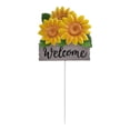 Mainstays Weather-Resistant Metal Sunflower Garden Stake - Walmart.com