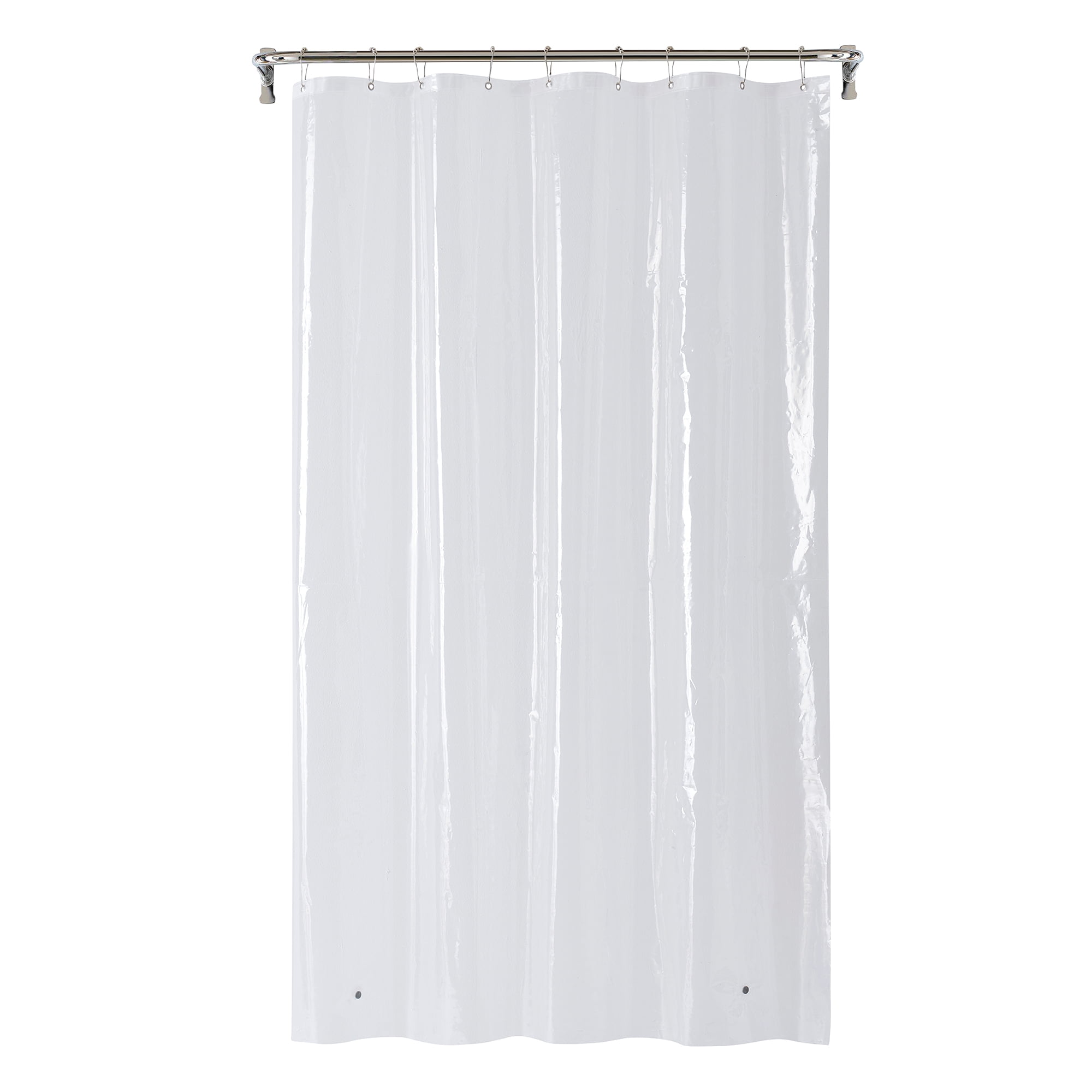 Mainstays Medium Weight PEVA Shower Liner, 54" x 78" for Bathroom Stall ...