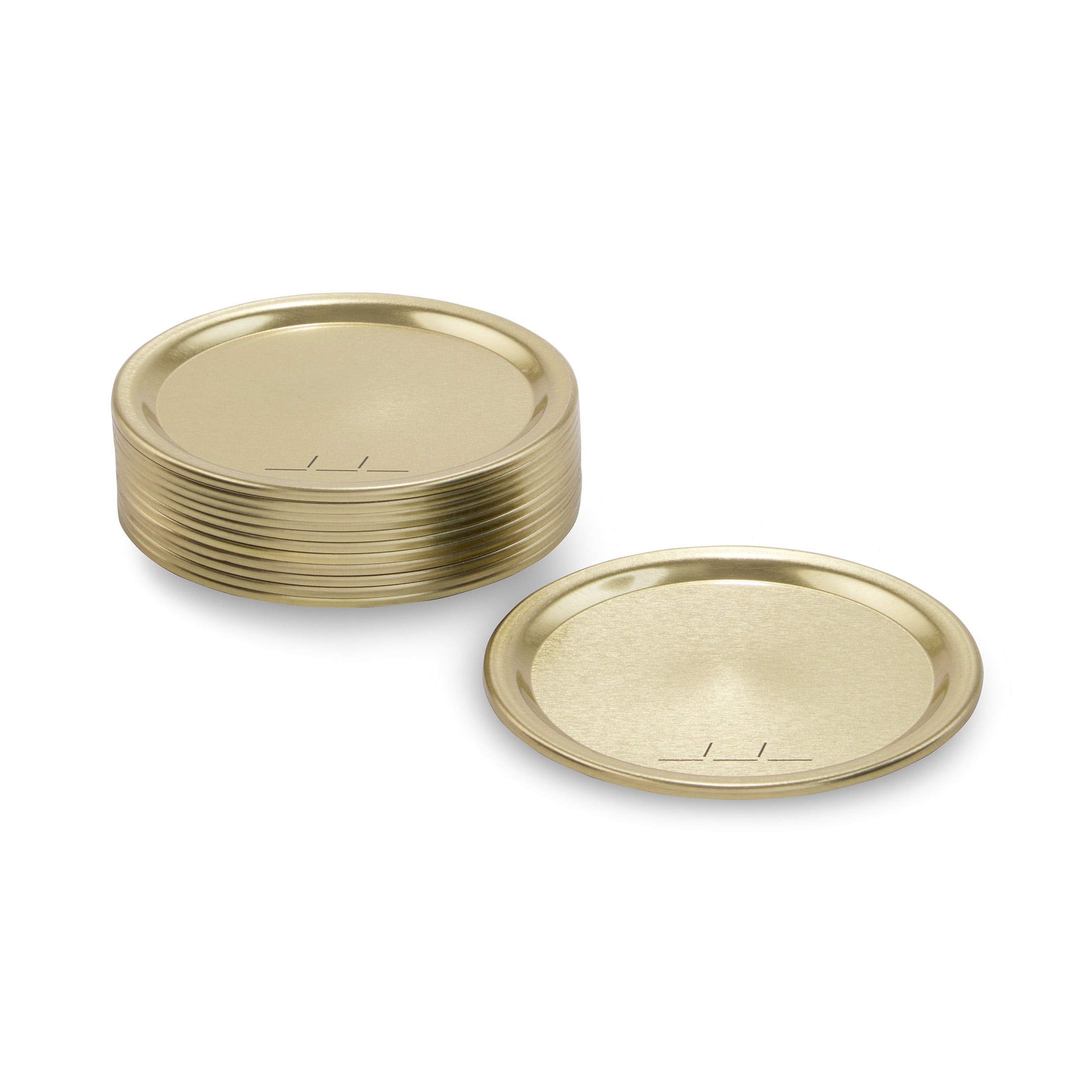 Mainstays Wide Mouth Canning Lids 12 Count Airtight Metal Lids for Food ...