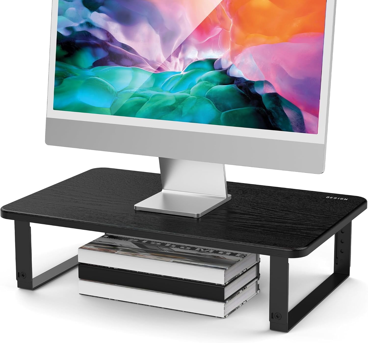 MS01 Monitor Stand Riser, Height Adjustable Laptop Stand, Computer ...