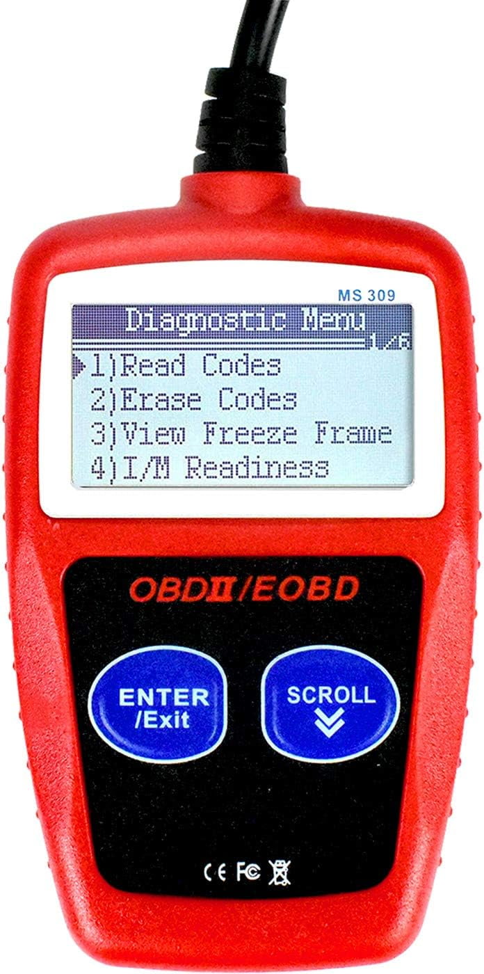 MS309 OBD2 Scanner Check Engine Light Fault Code Reader, Universal ...