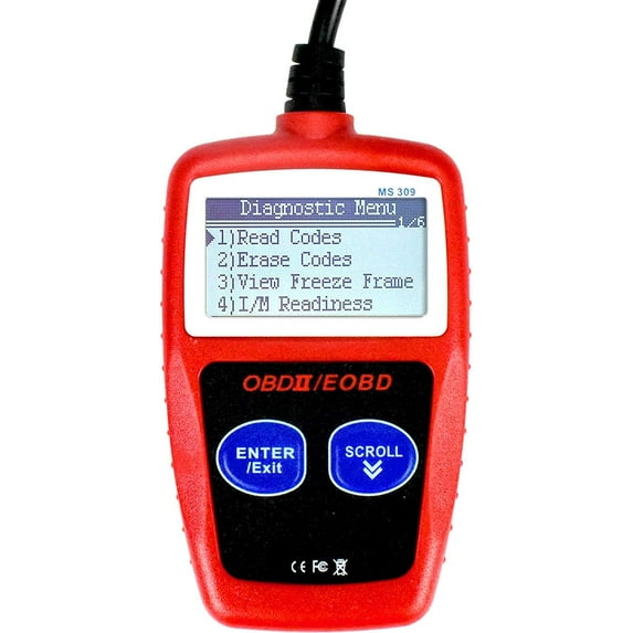MS309 OBD2 Scanner Check Engine Light Fault Code Reader, Universal ...