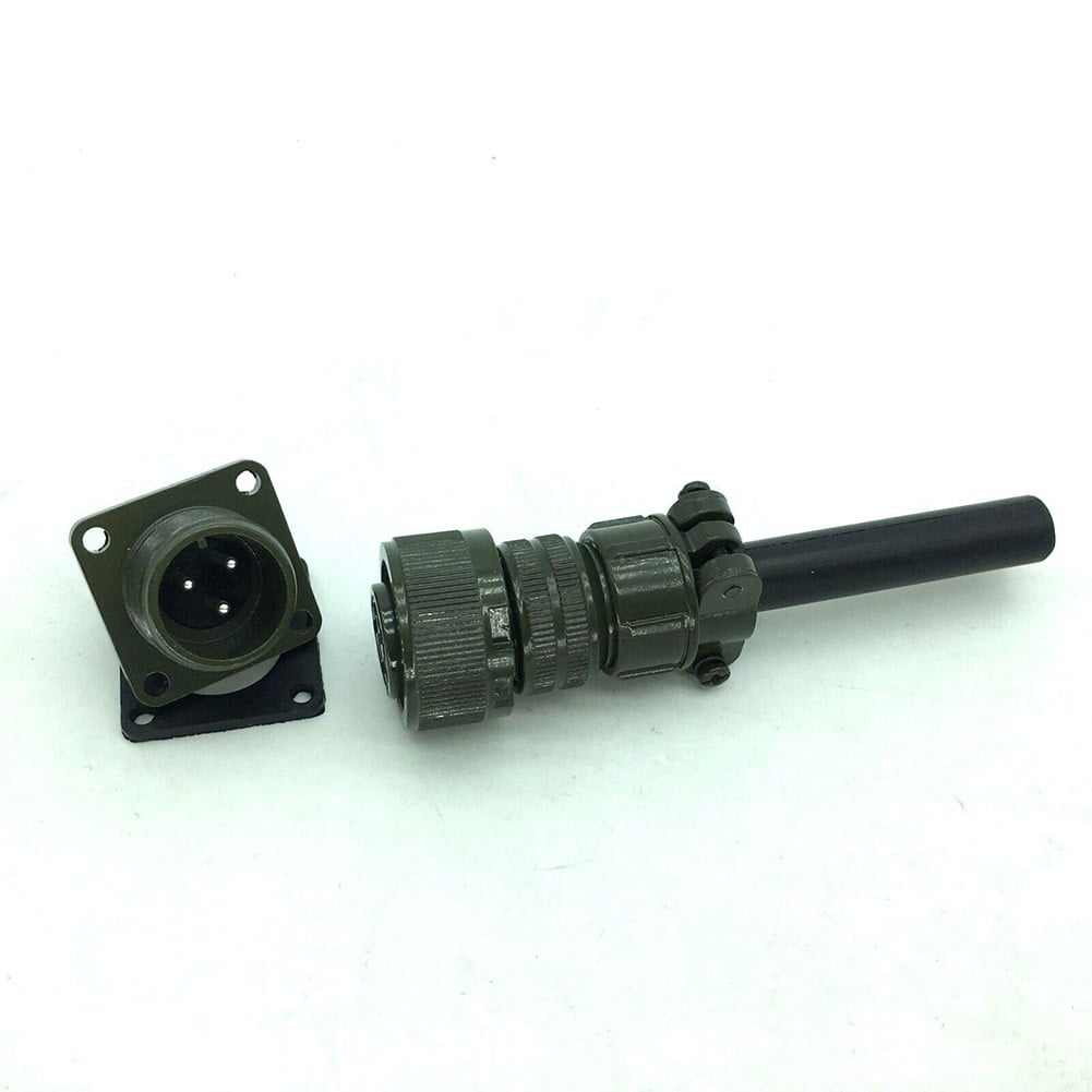 MS3106A 14S Circular Aviation Connector 3 Pin Industrial Threaded Connector for Electronic ...