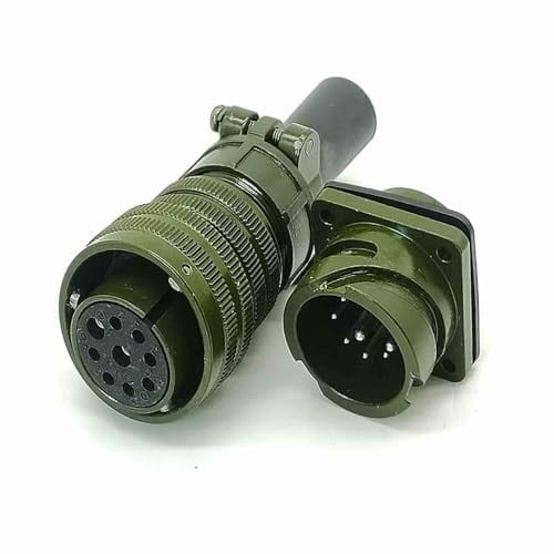 MS3106A20-16 MS3102A20-16 Male and Female 9Pin Connector Bayonet Series ...