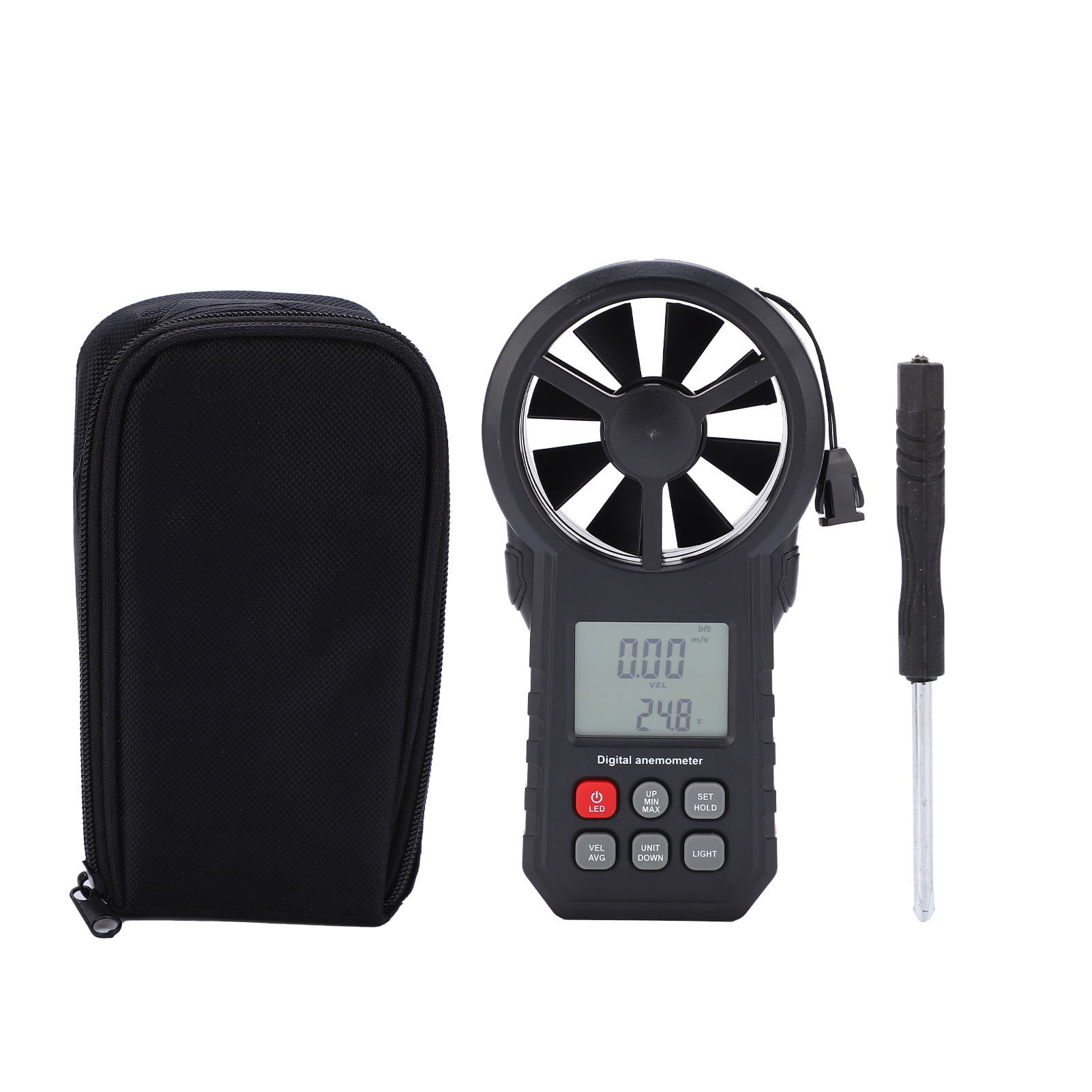 MS6252A Anemometer Portable Wind Speed Gauge Tester Meter with Wind ...