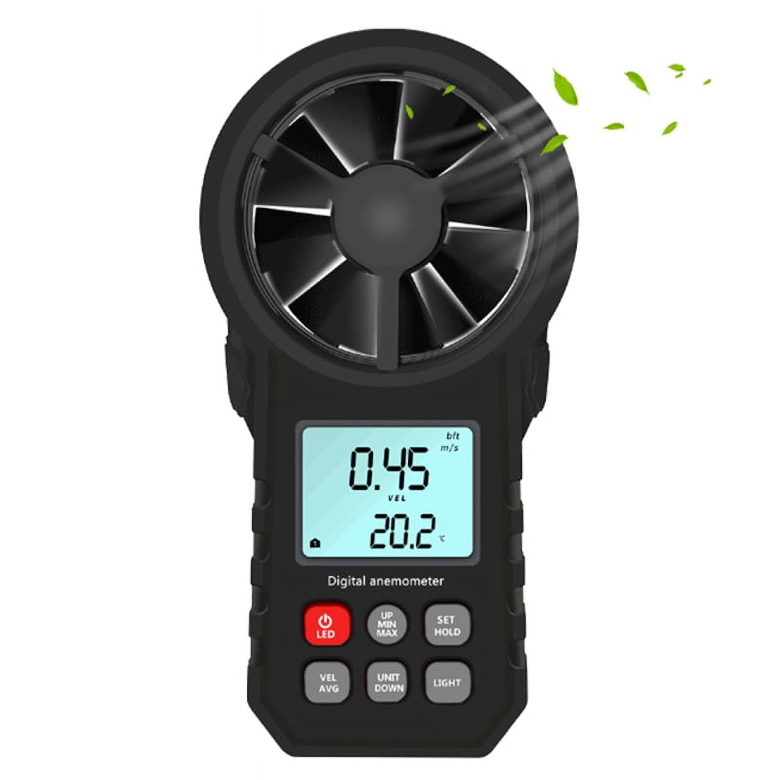 MS6252A Handheld Anemometer Rotatable Air Flow Rechargeable Anemometer ...