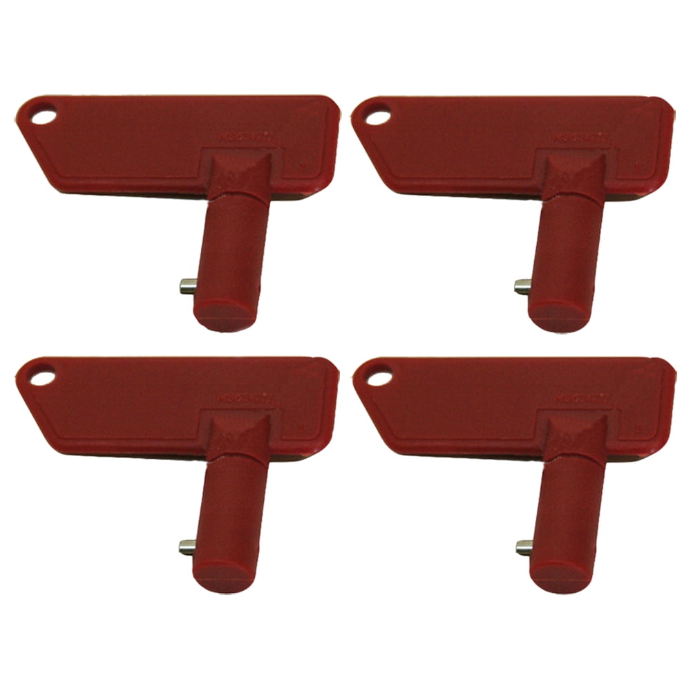 MS634212 Four (4) Isolator Keys fits Terex Battery Master Disconnect ...