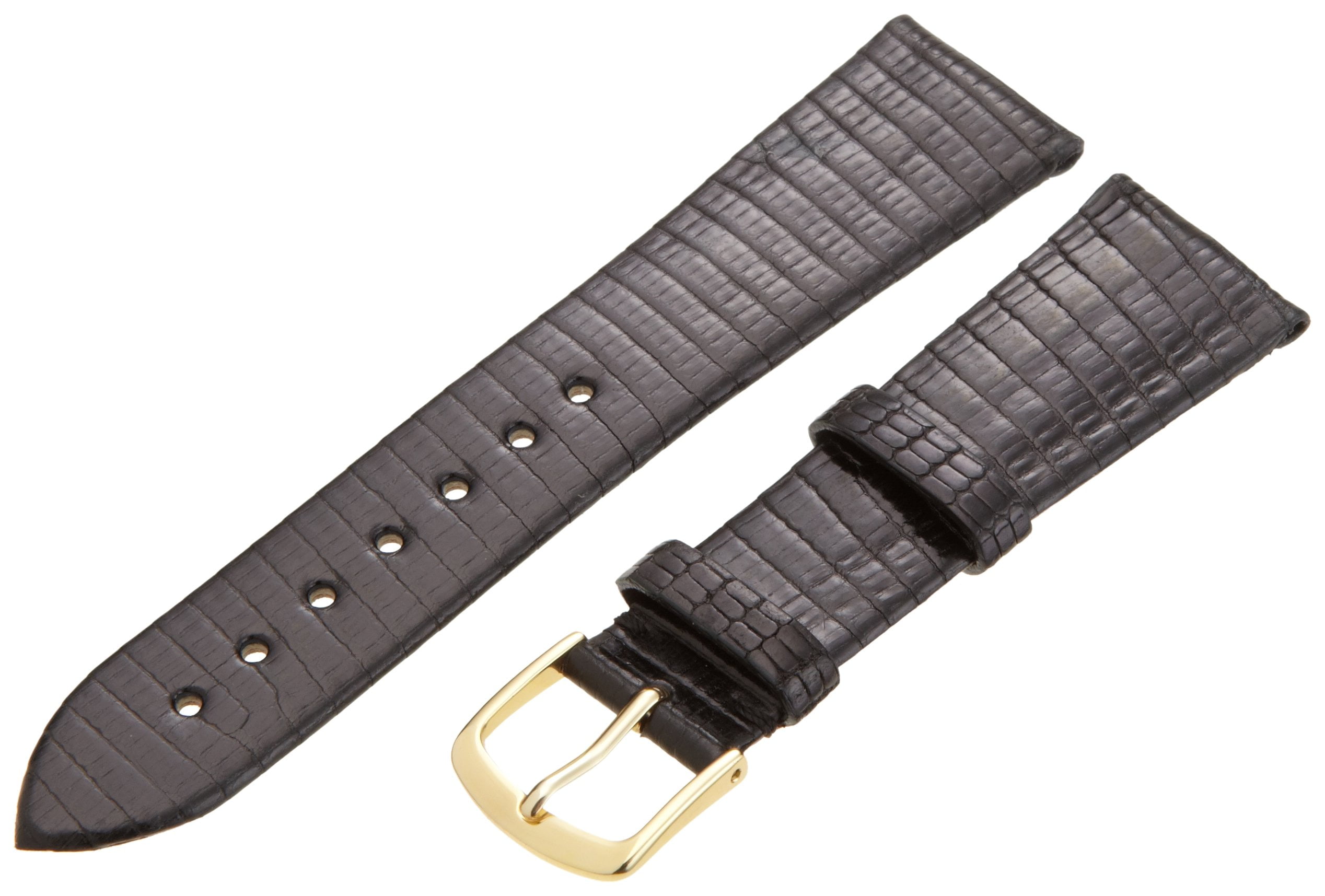 MS700 20mm Short Watch Strap Band Black Genuine Lizard - Walmart.com