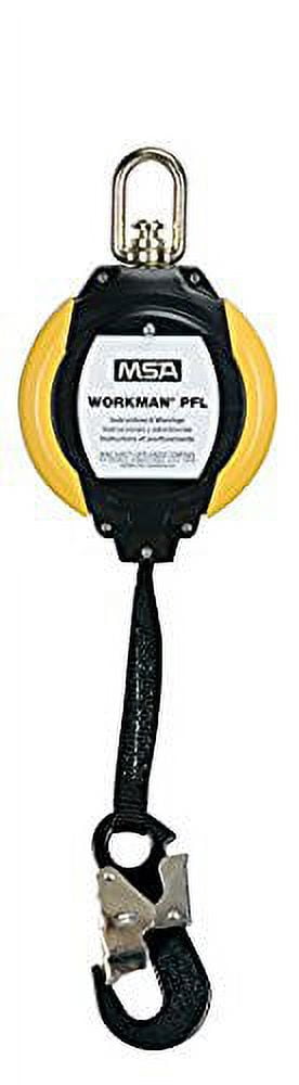 MSA Safety 10093348 Workman Web Personal Fall Limiter, LL Aluminum ...
