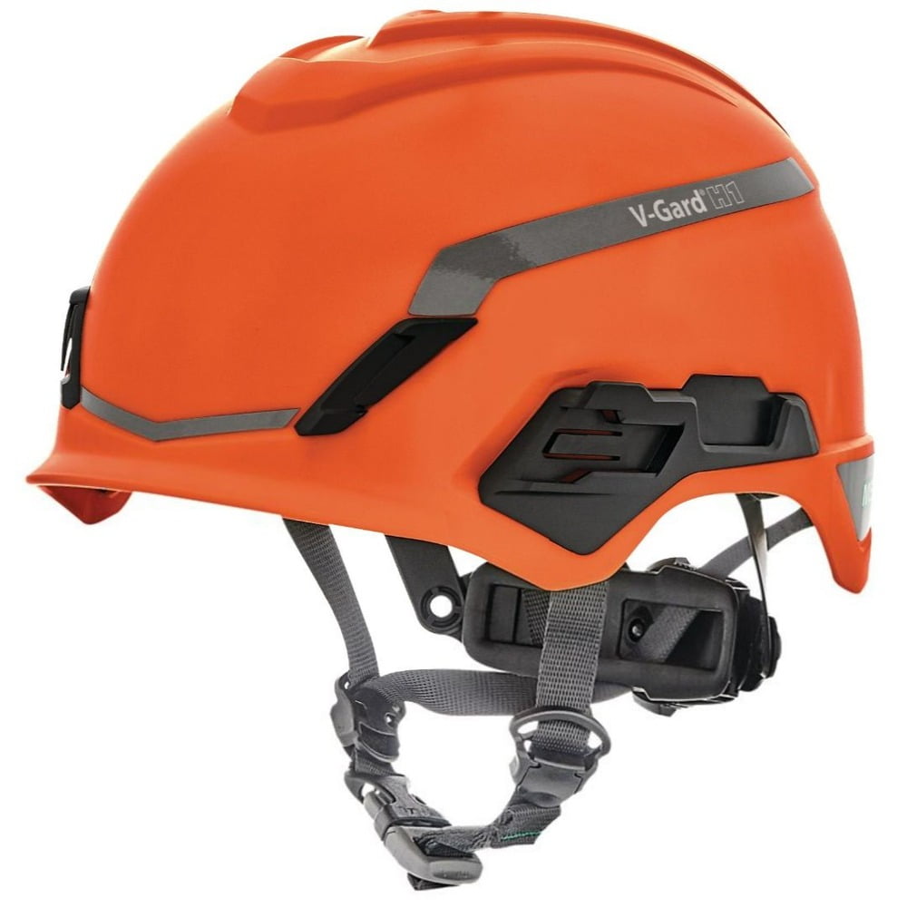 V-Gard H1 Fas-Trac III Pivot Novent ANSI EN397 Safety Helmet - Orange ...