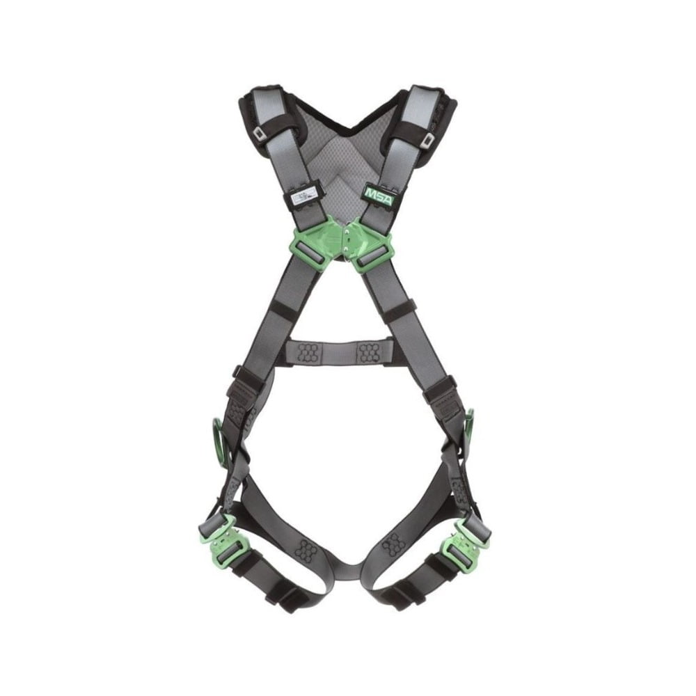 MSA 10194873 V-FIT Back and Hip D-Rings with Quick-Connect Leg Straps ...