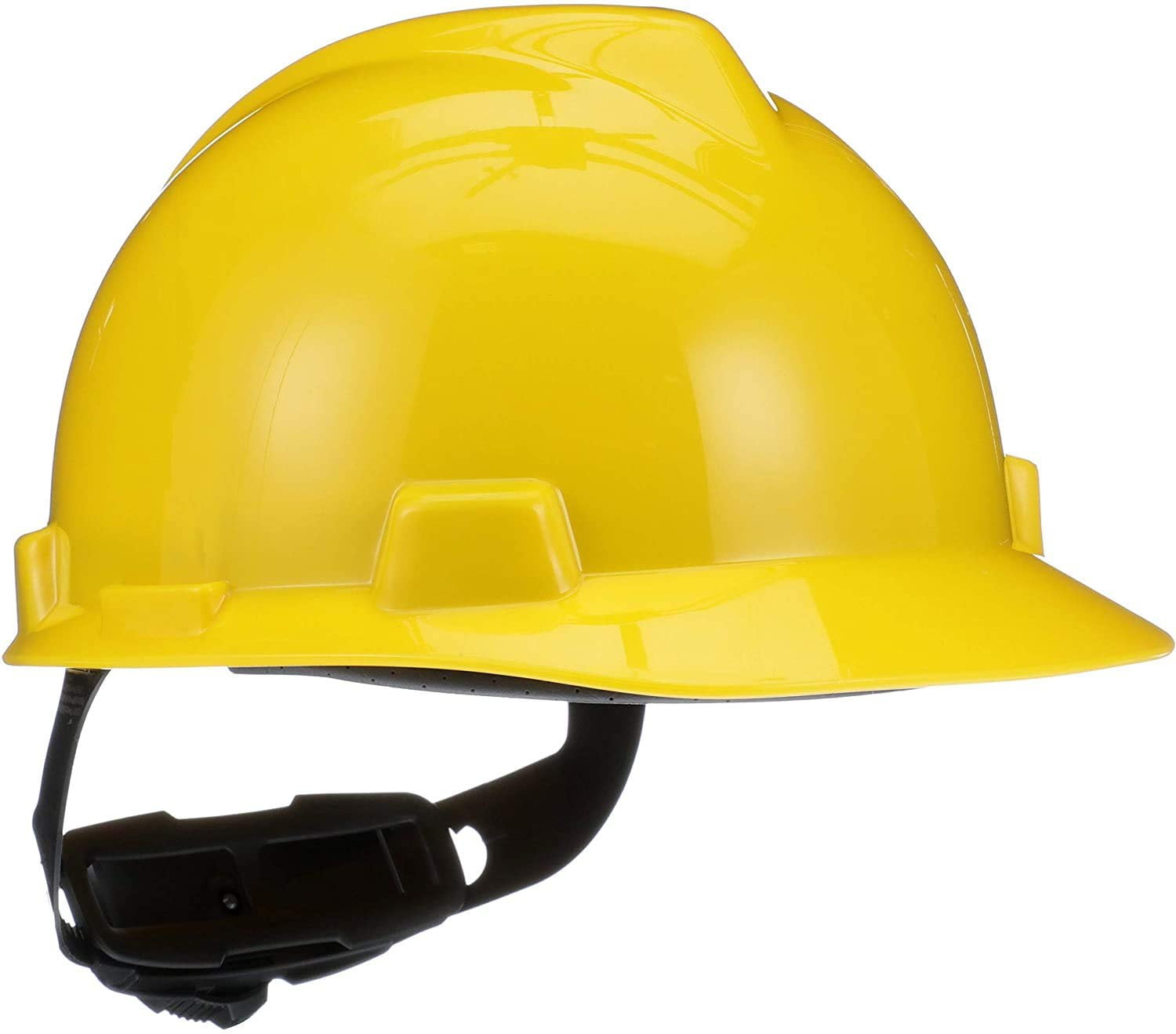 MSA 475360 V-Gard Cap Style Safety Hard Hat With Fas-Trac III Ratchet ...