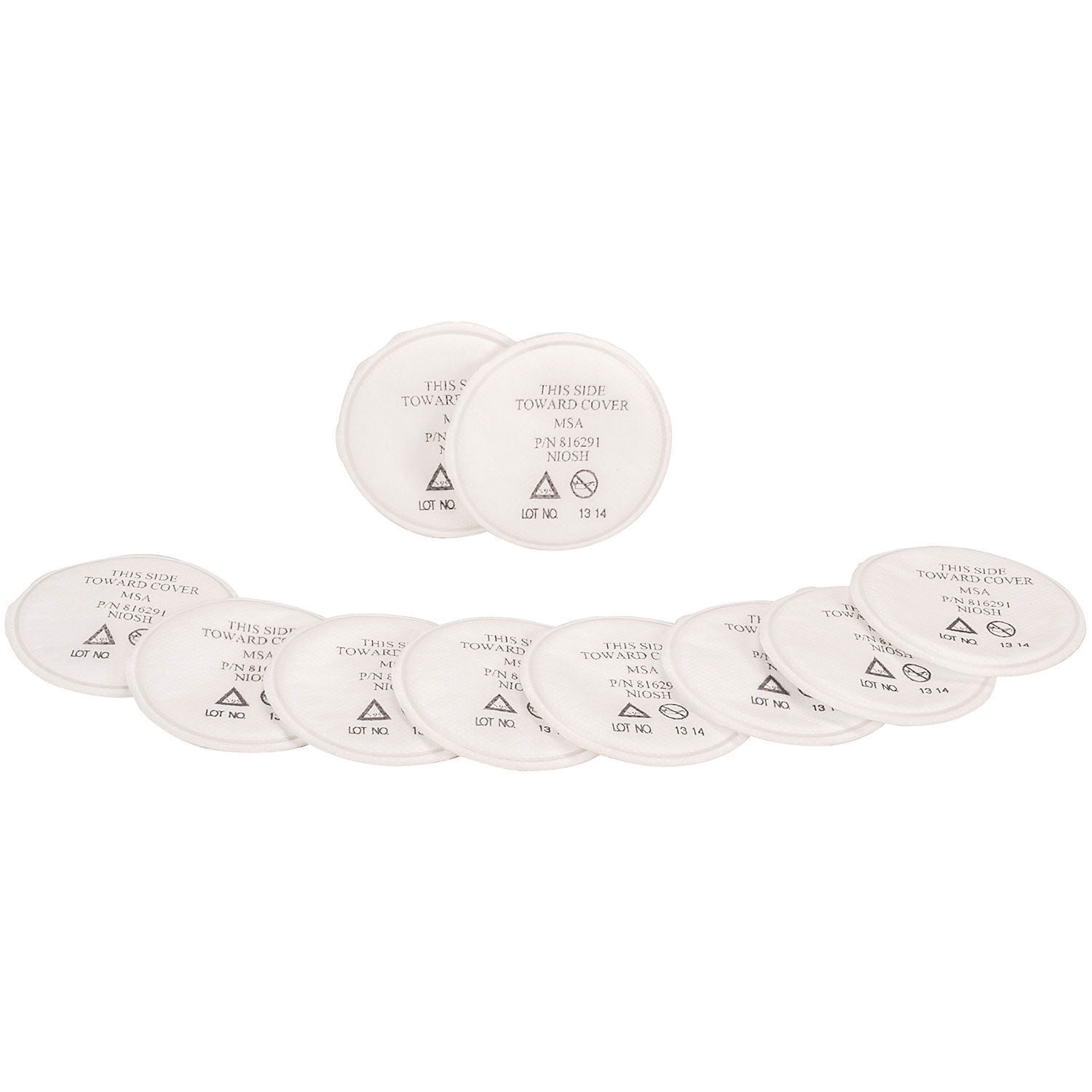 MSA 816662 Comfo® Respirator Filter, N95, 10/Pack - Walmart.com