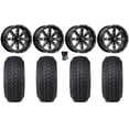 MSA Boxer 14" Wheels Milled 30" Regulator 2 Tires Sportsman RZR Ranger ...