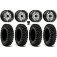 MSA Brute Beadlock 14" Wheels Mh 34" Warrior XT Sticky Tires ...