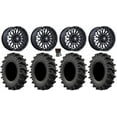 MSA Clubber 14" Wheels Black DDT 28" MotoSlayer Tires Sportsman 550 850 ...