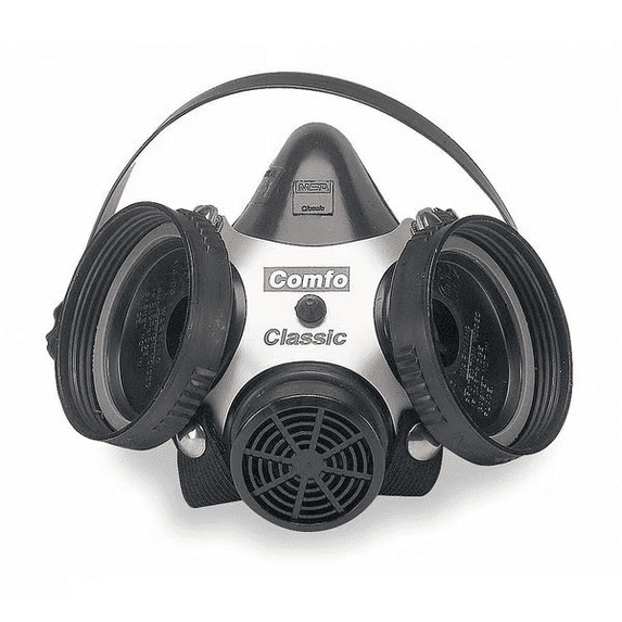 MSA Comfo Classic Half Mask Respirator # 808074 , Medium - Walmart.com
