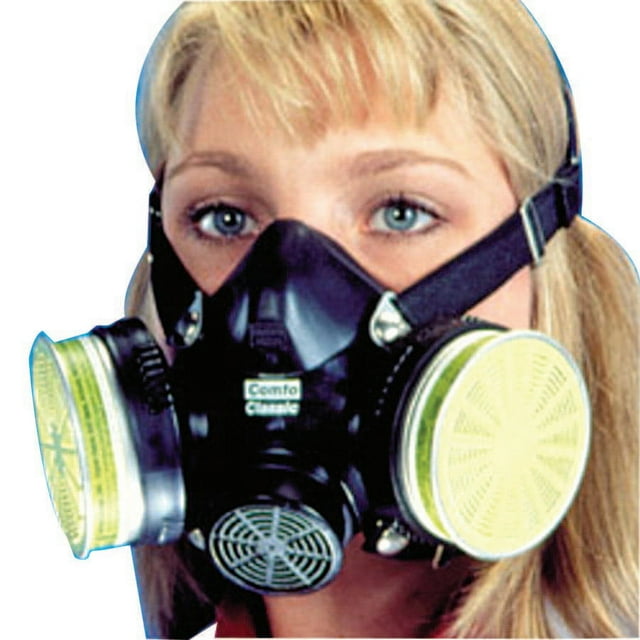 MSA Comfo Classic Respirators, Large, Silicone - Walmart.com