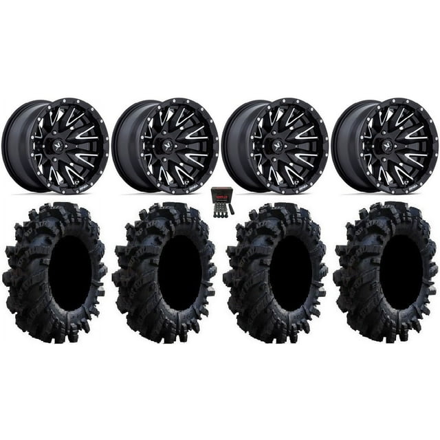 MSA Creed 14" Wheels Machined 30" intimidator Tires Honda Foreman ...