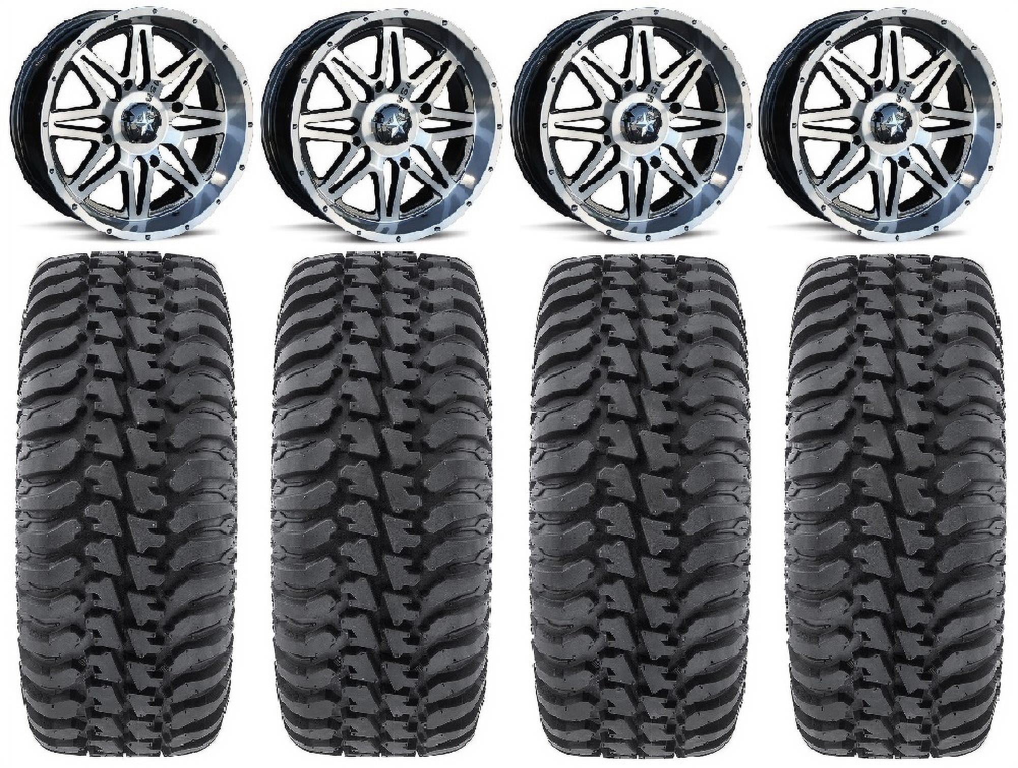 MSA DT Vibe 14" UTV Wheels 28" Regulator Tires Yamaha Viking Wolverine ...