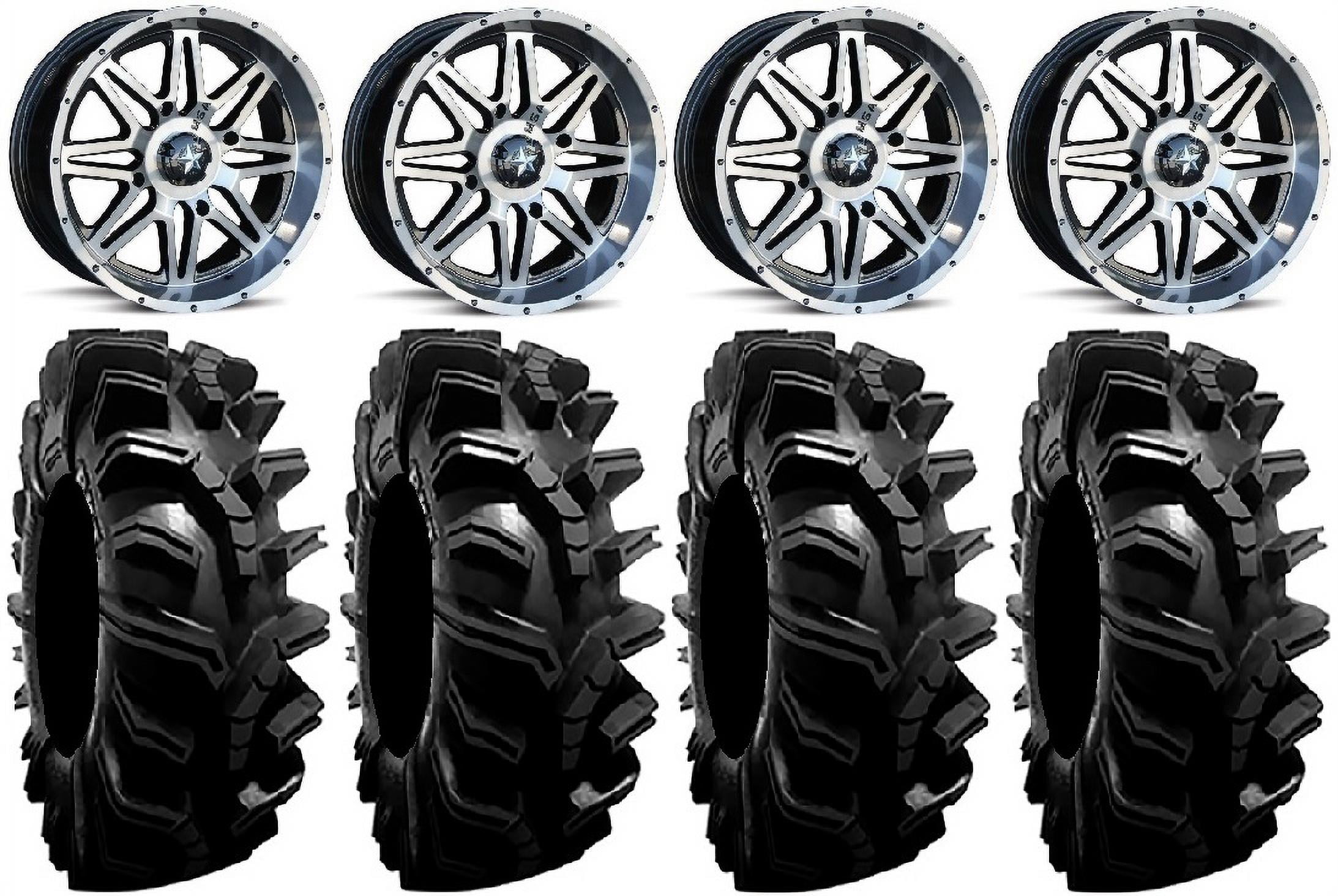 MSA DT Vibe 14" UTV Wheels 32" BogMax Tires Yamaha Viking Wolverine YXZ1000R CFMoto ZForce 950 ...