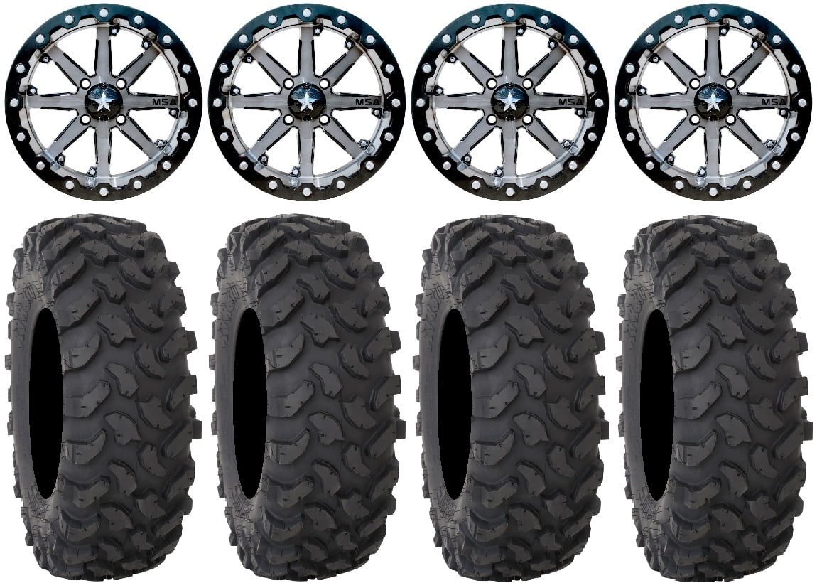 MSA Lok 15" UTV Wheels 30" XTR370 Tires Polaris RZR XP 1000 / PRO XP ...