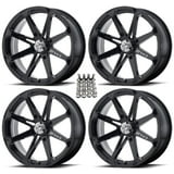 MSA M12 Diesel ATV Wheels/Rims Black 18" Sportsman RZR Ranger - Walmart.com