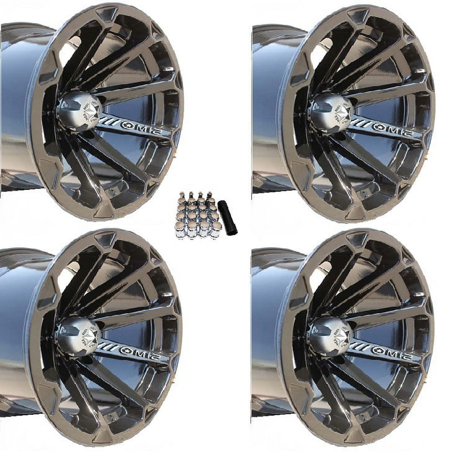 MSA M12 Diesel UTV Wheels/Rims Black 14" Deep Dish Polaris RZR 1000 XP ...